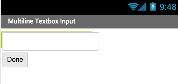 Multiline text input in App Inventor | App Inventor 2 – Learn to Code ...